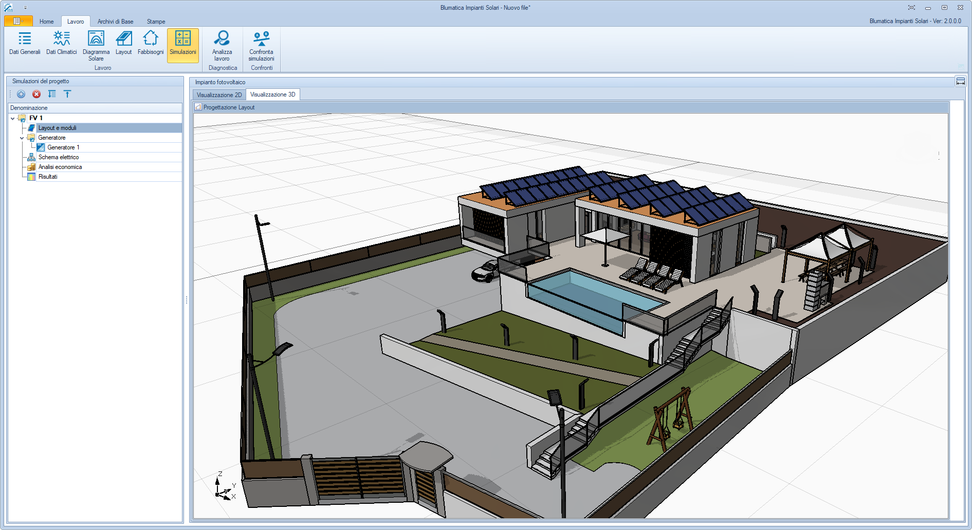 Software progettazione Impianti Solari Fotovoltaici